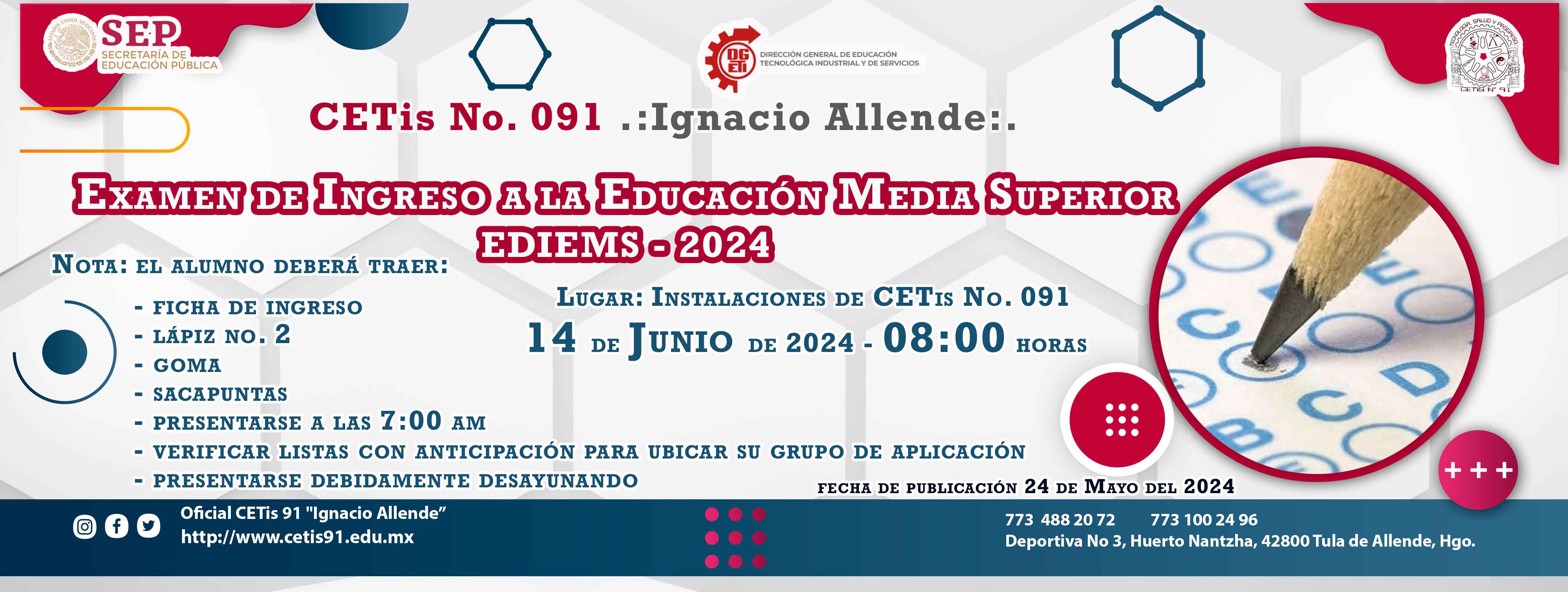 Inicio - CETis 91 "Ignacio Allende"